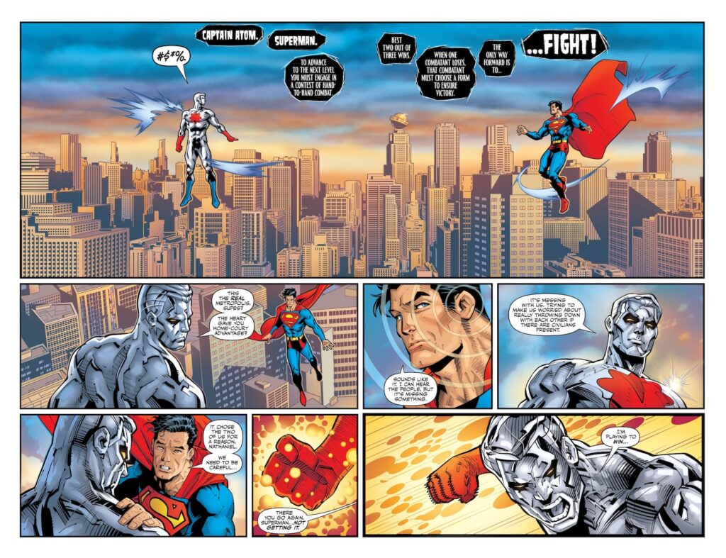 DC KO: Superman vs. Captain Atom #1 Preview: Clash of the Titans ...